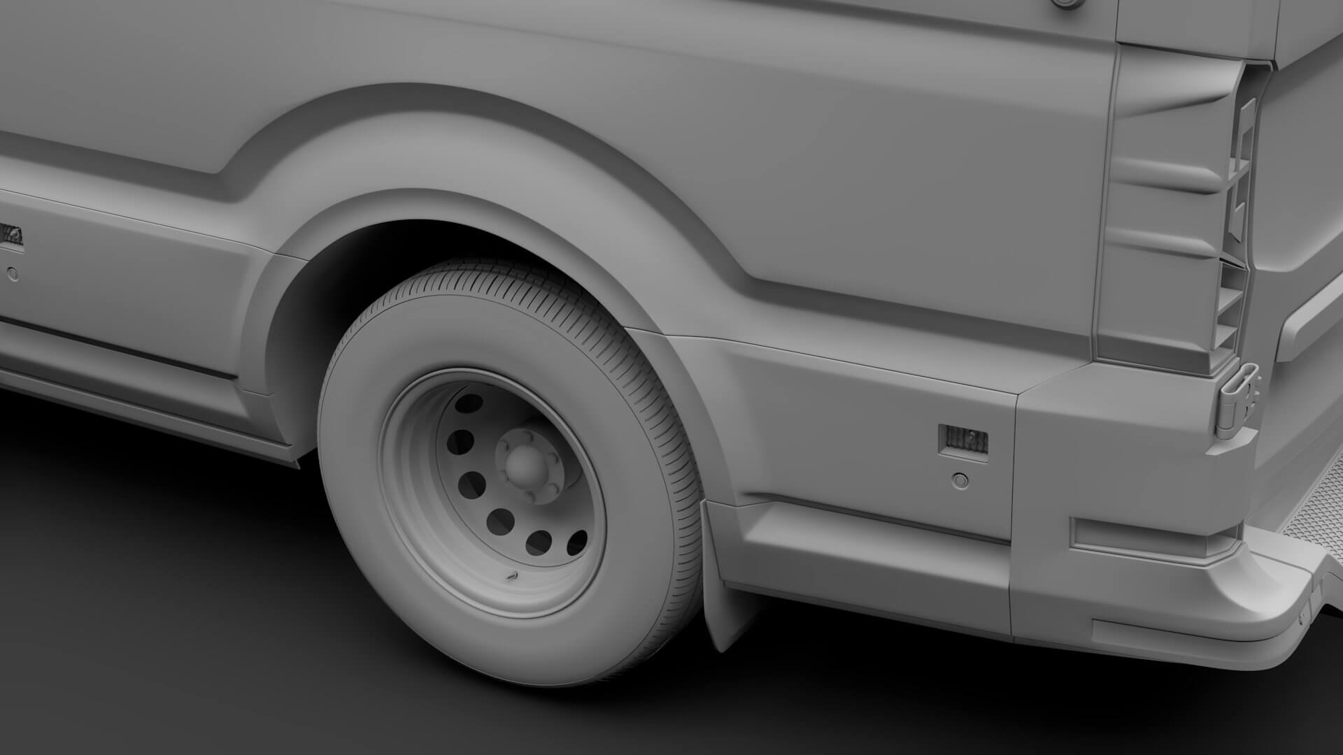 MAN TGE L3H3 Window Van 2018 - 3D Model by Creator 3D