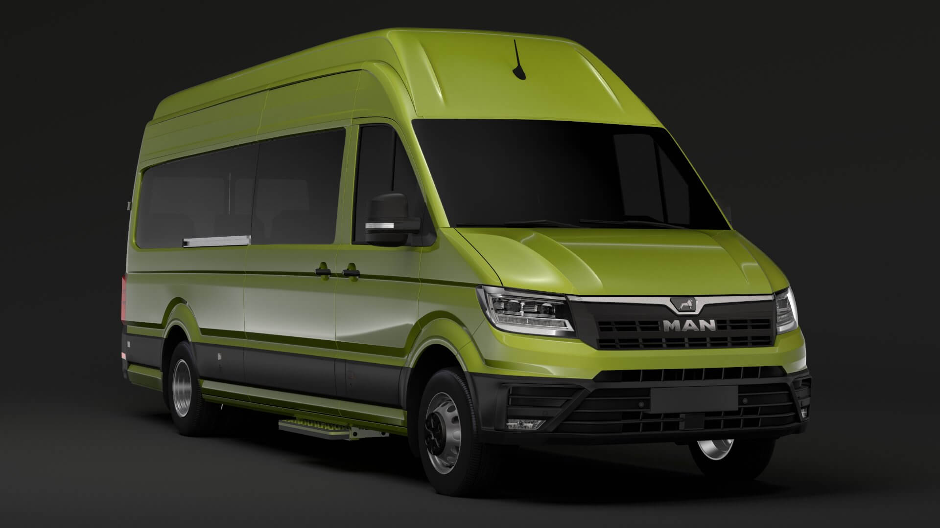 MAN TGE L4H3 Window Van 2018 - 3D Model by Creator 3D