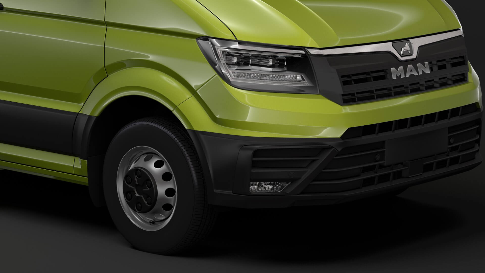 MAN TGE L4H3 Window Van 2018 - 3D Model by Creator 3D