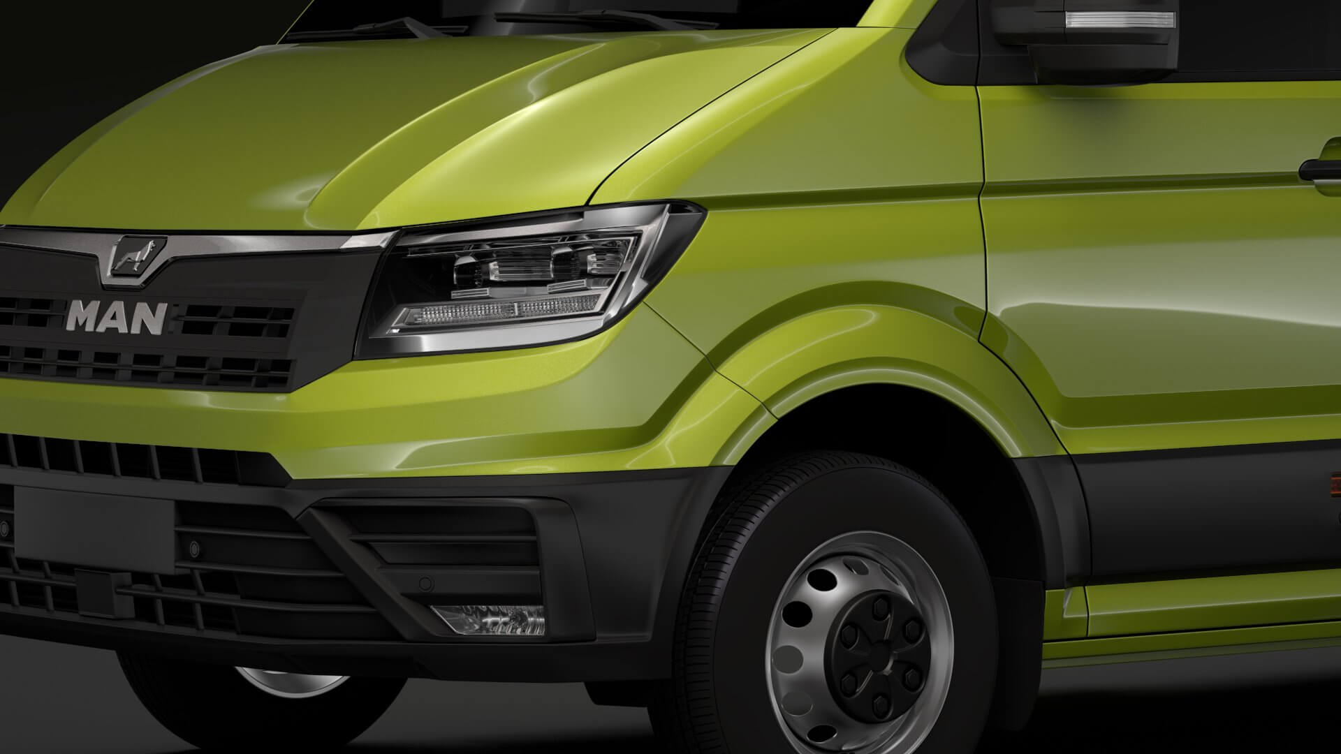 MAN TGE L4H3 Window Van 2018 - 3D Model by Creator 3D