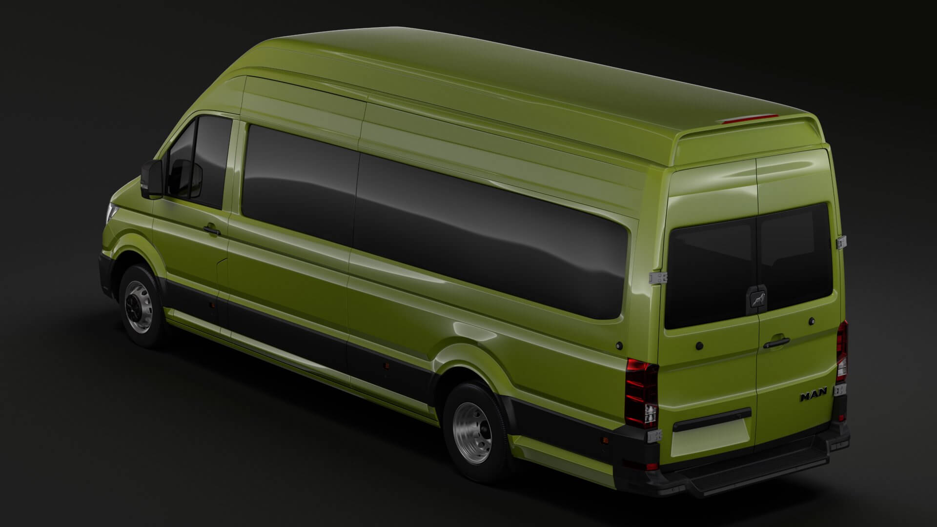 MAN TGE L4H3 Window Van 2018 - 3D Model by Creator 3D
