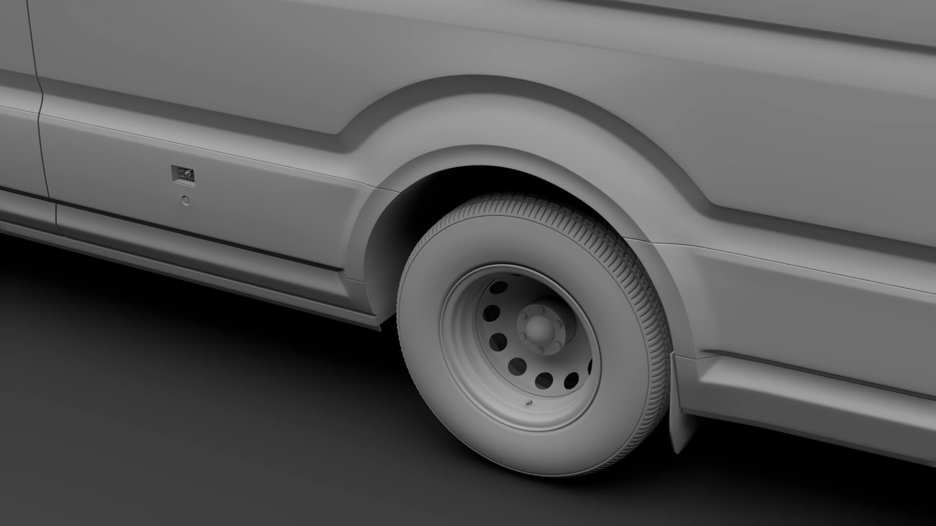 MAN TGE L4H3 Window Van 2018 - 3D Model by Creator 3D