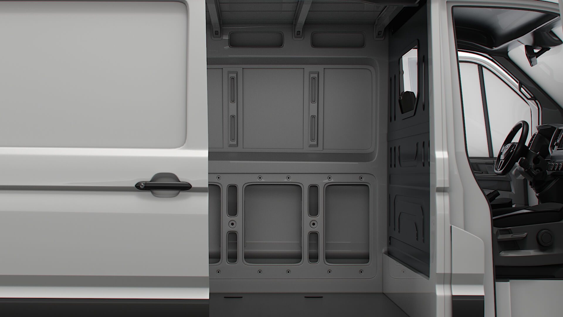 Man TGE Panel Van L2H1 HQ Interior 2023 - 3D Model by Creator 3D