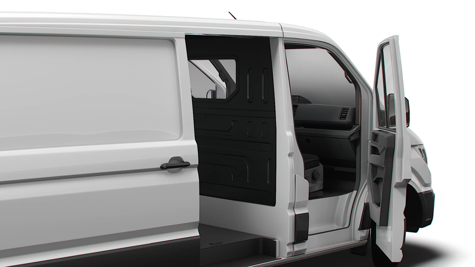 Man TGE Panel Van L2H1 HQ Interior 2023 - 3D Model by Creator 3D