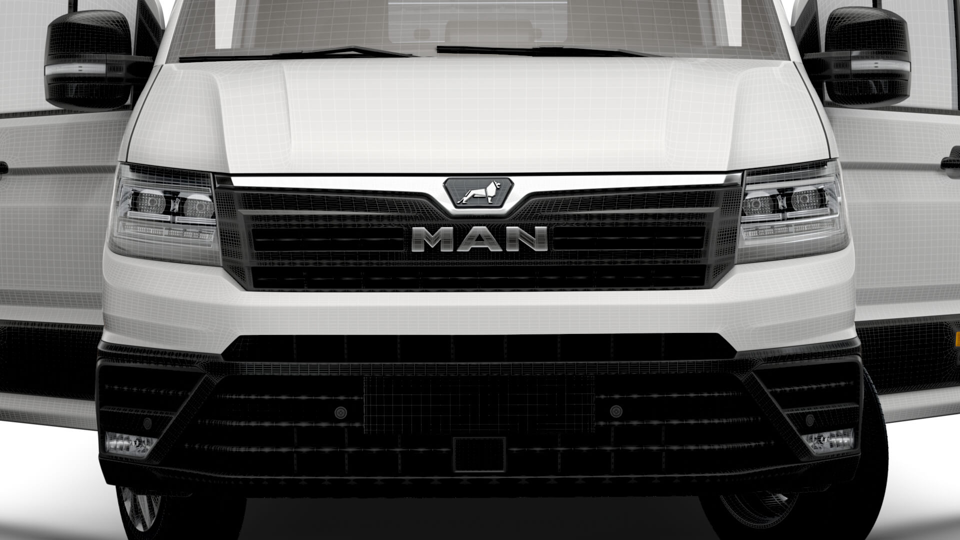 Man TGE Panel Van L2H1 HQ Interior 2023 - 3D Model by Creator 3D