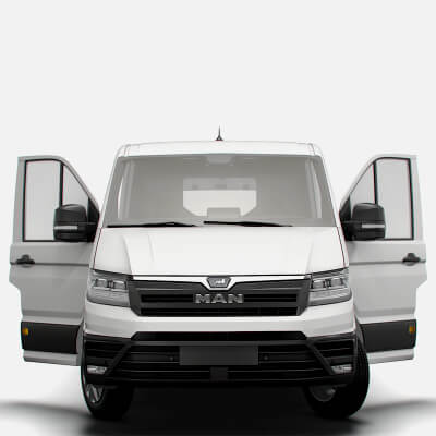 Man TGE Panel Van L2H1 HQ Interior 2023 - 3D Model by Creator 3D