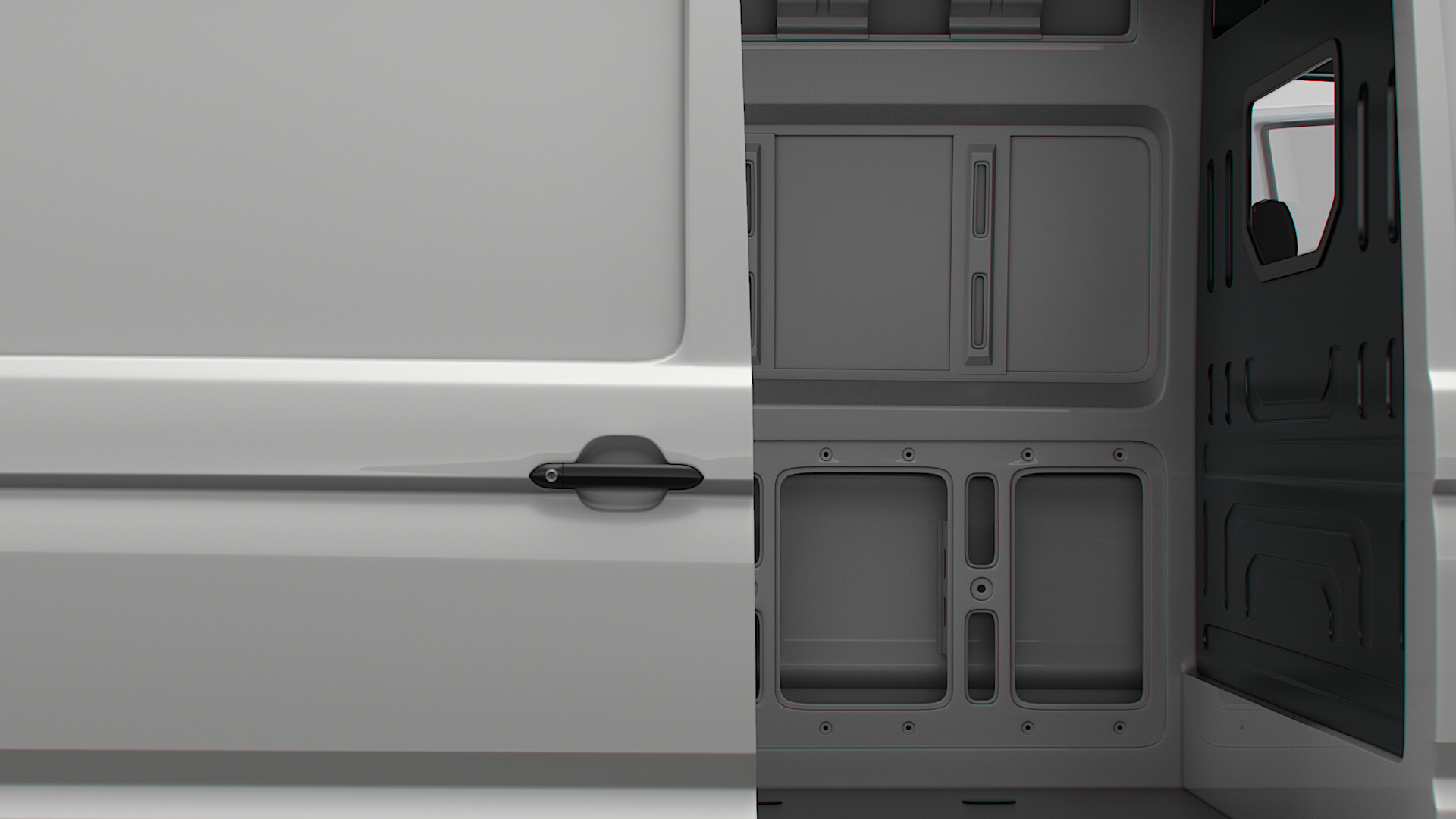 Man TGE Panel Van L2H2 HQ Interior 2023 - 3D Model by Creator 3D