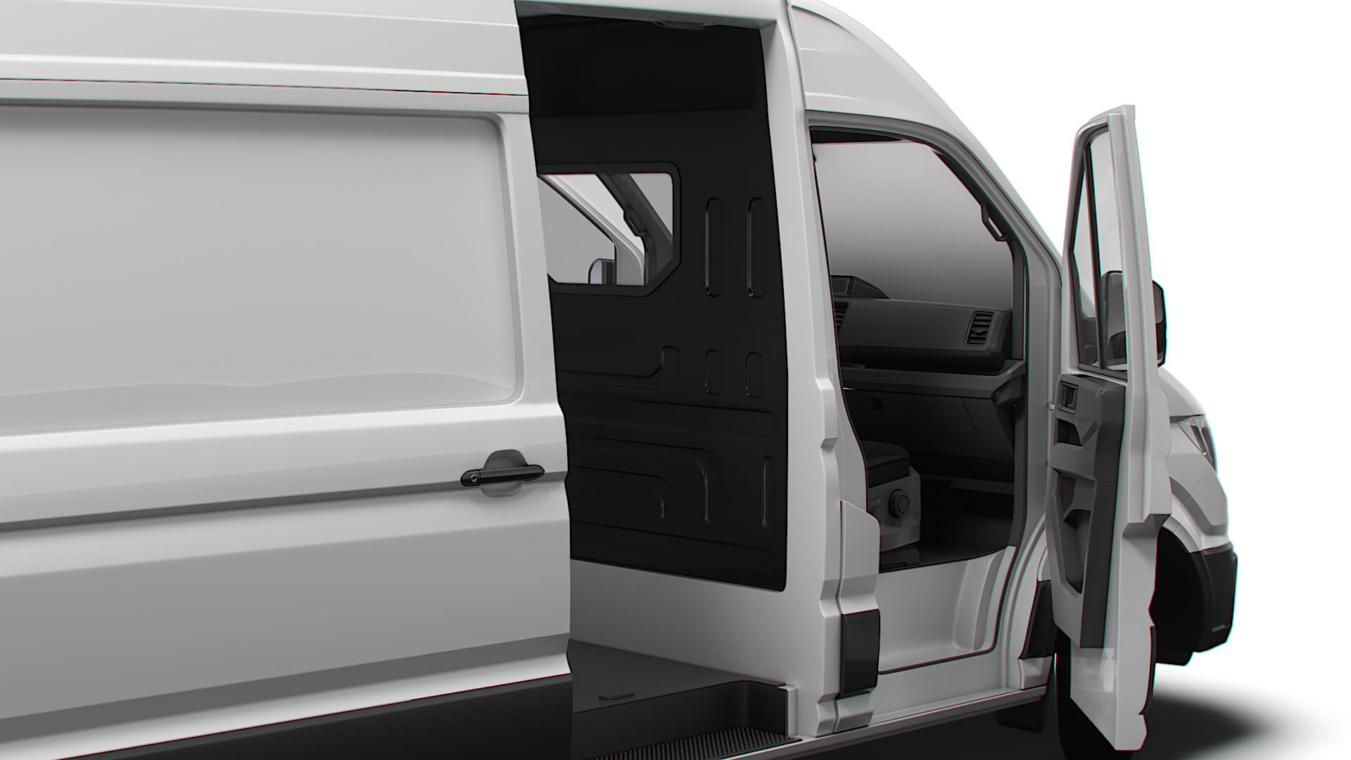 Man TGE Panel Van L2H2 HQ Interior 2023 - 3D Model by Creator 3D