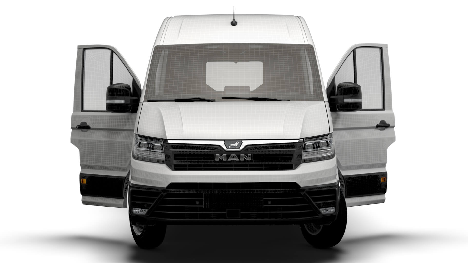 MAN TGE Panel Van L3H2 HQ Interior 2023 - 3D Model by Creator 3D