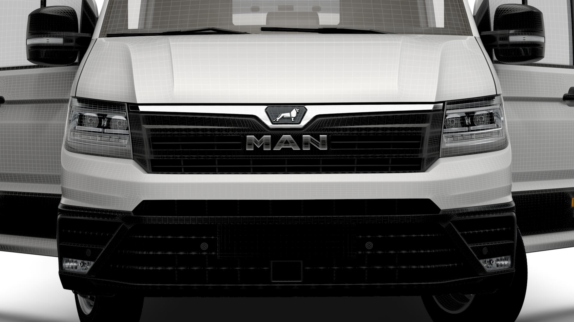 MAN TGE Panel Van L3H2 HQ Interior 2023 - 3D Model by Creator 3D