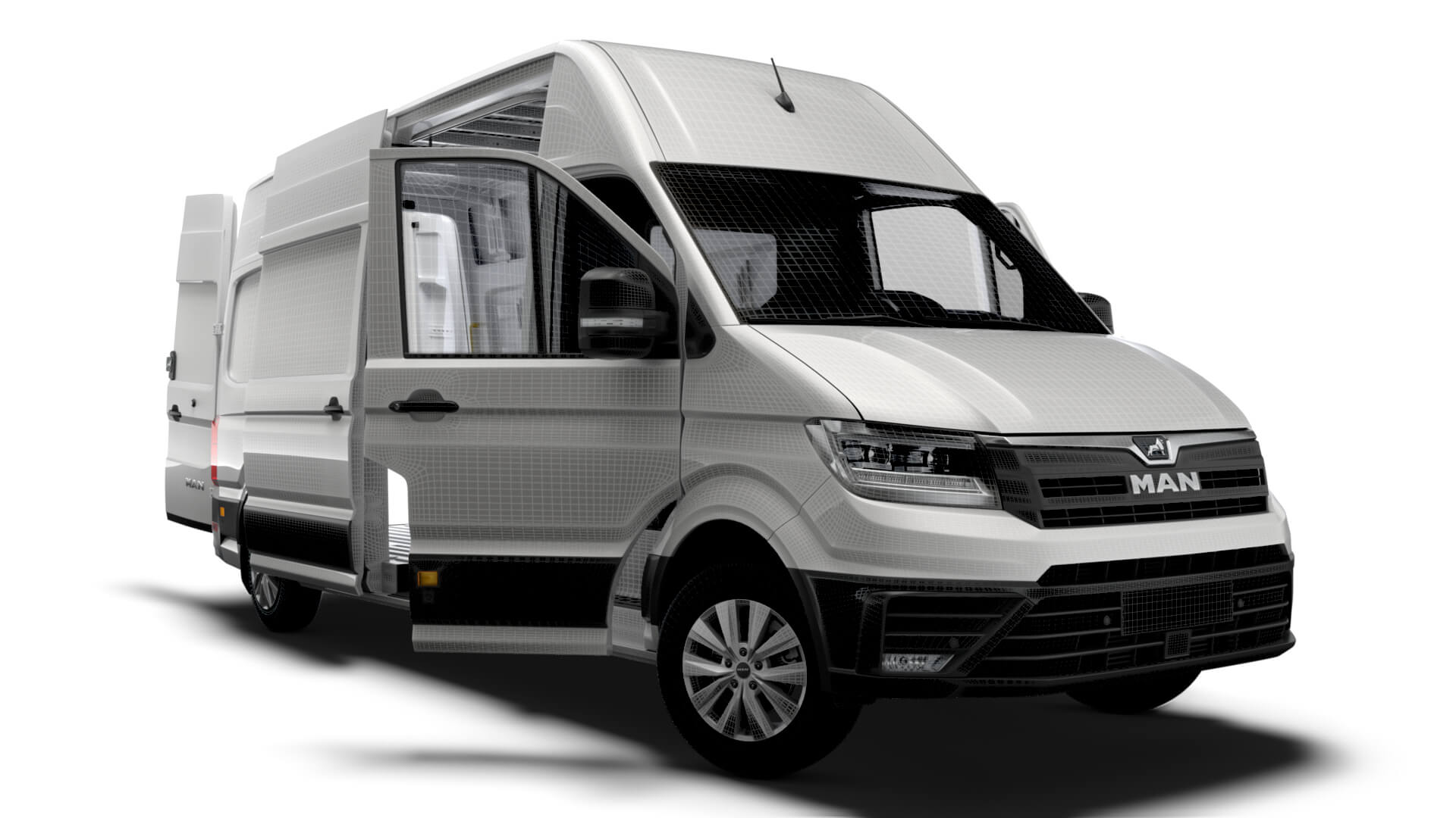 MAN TGE Panel Van L3H3 HQ Interior 2023 - 3D Model by Creator 3D