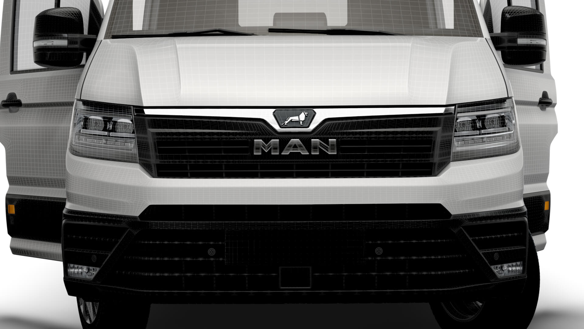 MAN TGE Panel Van L3H3 HQ Interior 2023 - 3D Model by Creator 3D