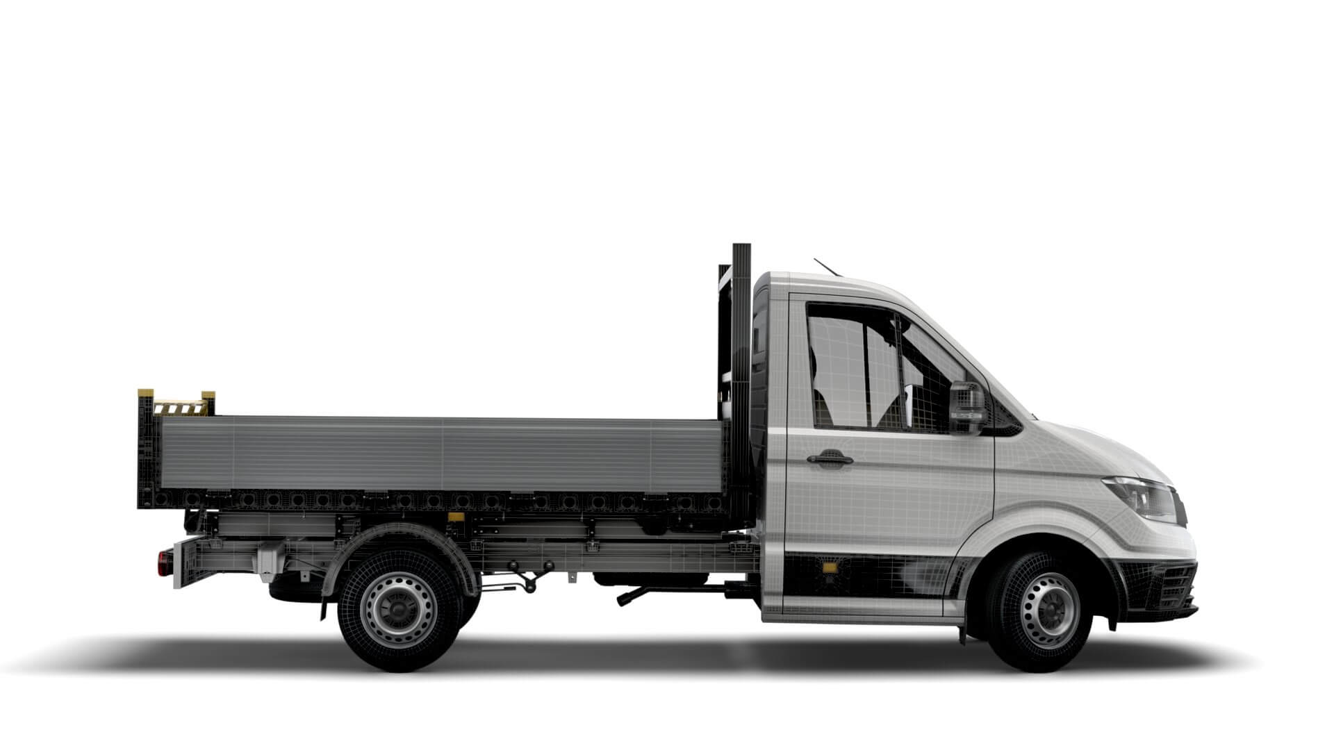 MAN TGE Single Cab Tipper 2021 - 3D Model by Creator 3D