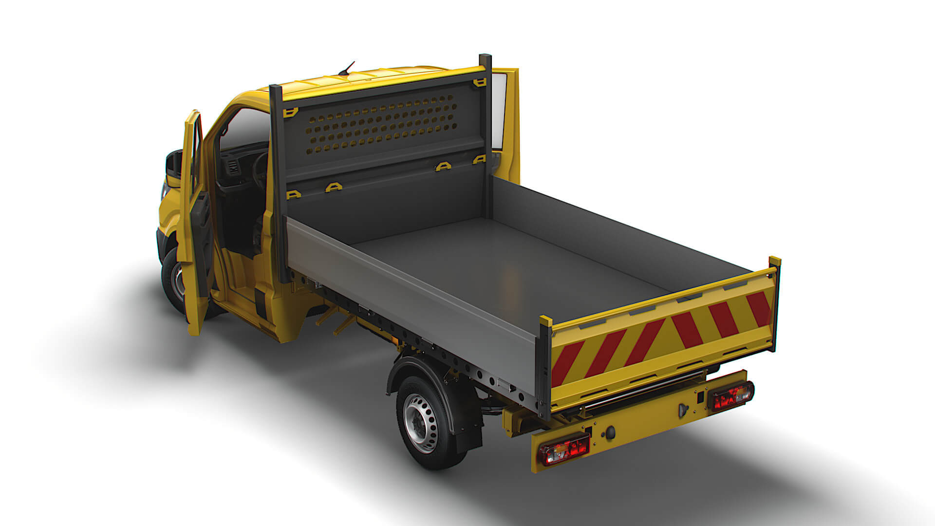 Man TGE Single Cab Tipper HQ Interior 2023 - 3D Model by Creator 3D