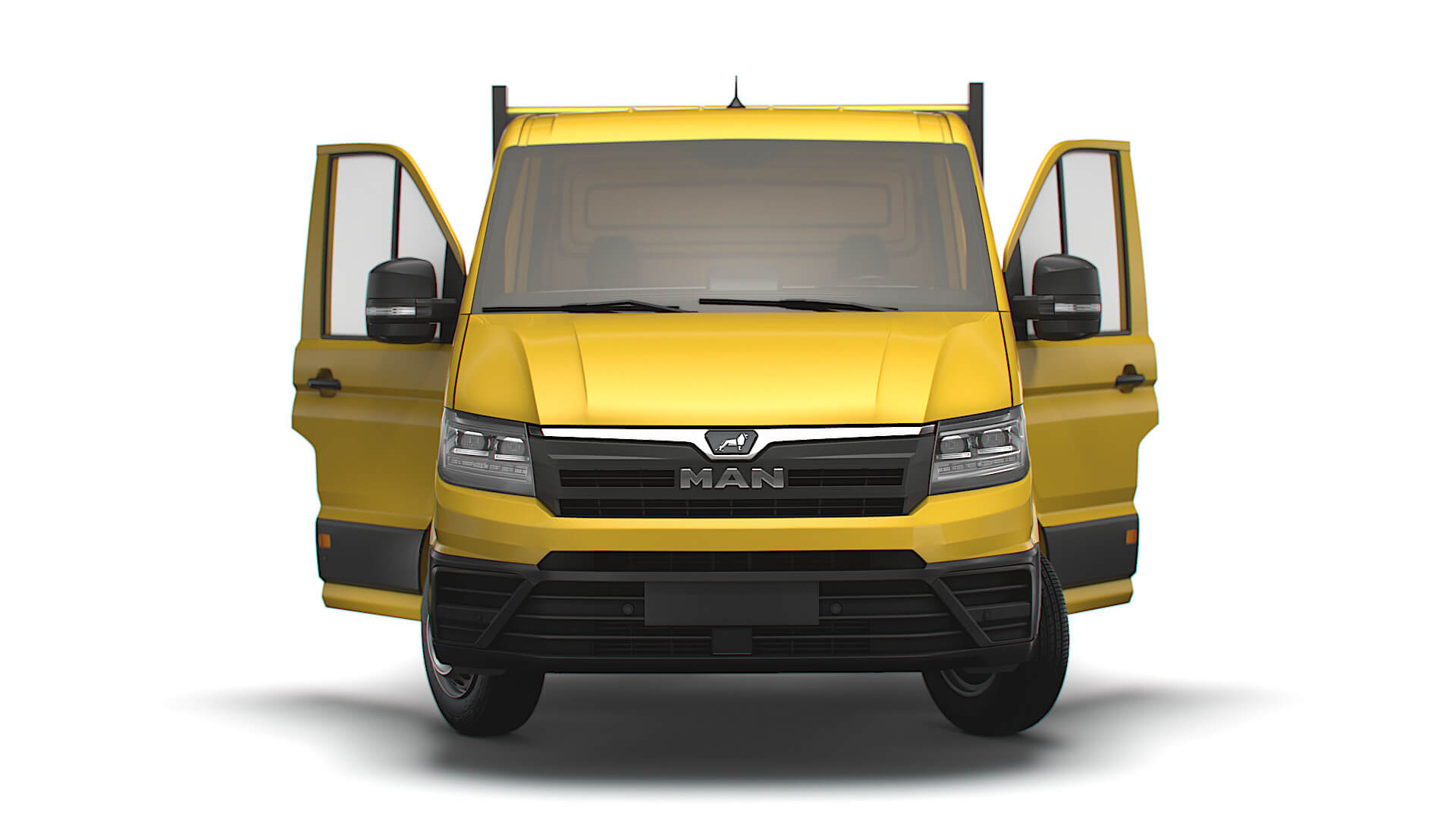 Man TGE Single Cab Tipper HQ Interior 2023 - 3D Model by Creator 3D