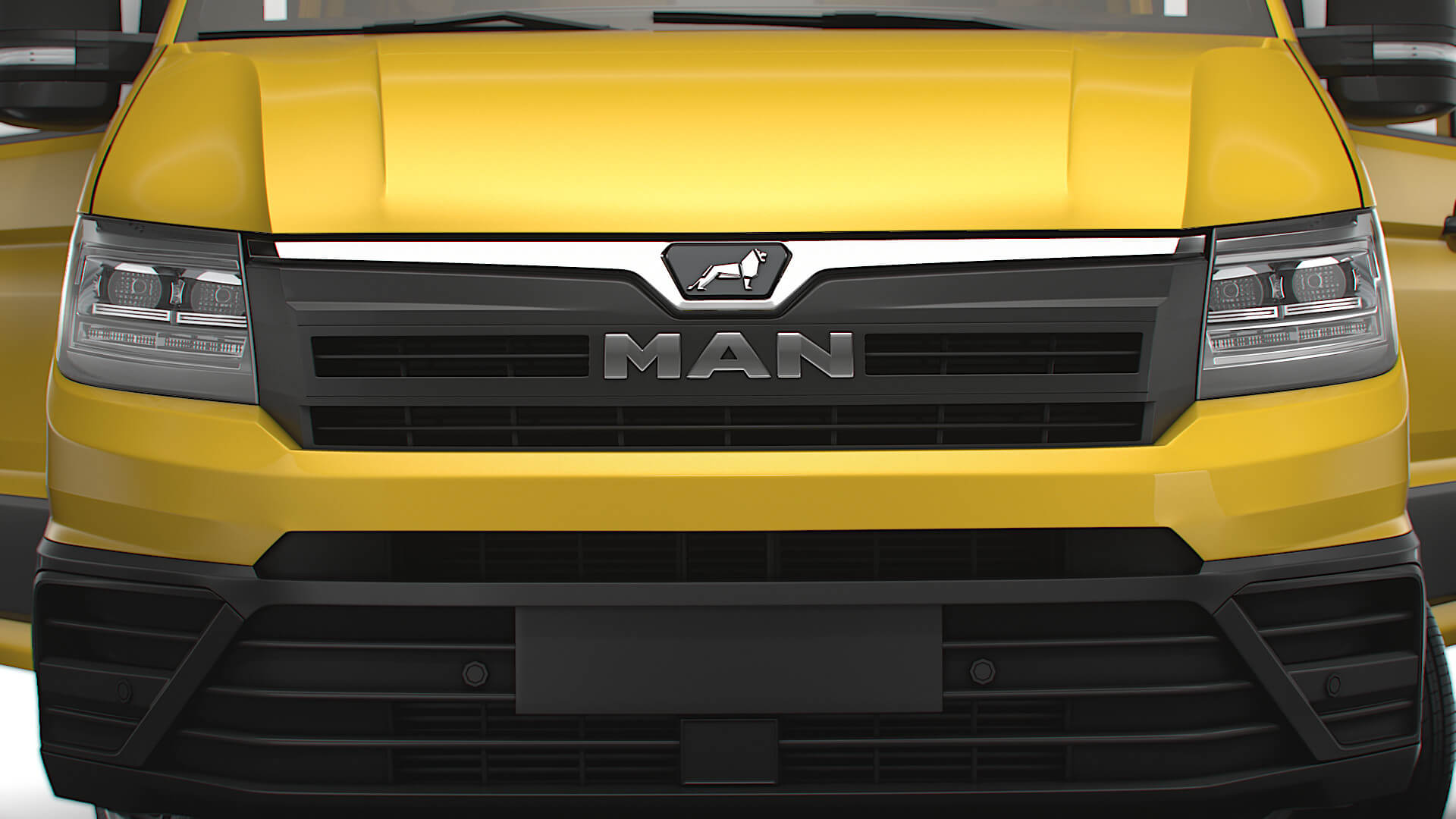 Man TGE Single Cab Tipper HQ Interior 2023 - 3D Model by Creator 3D