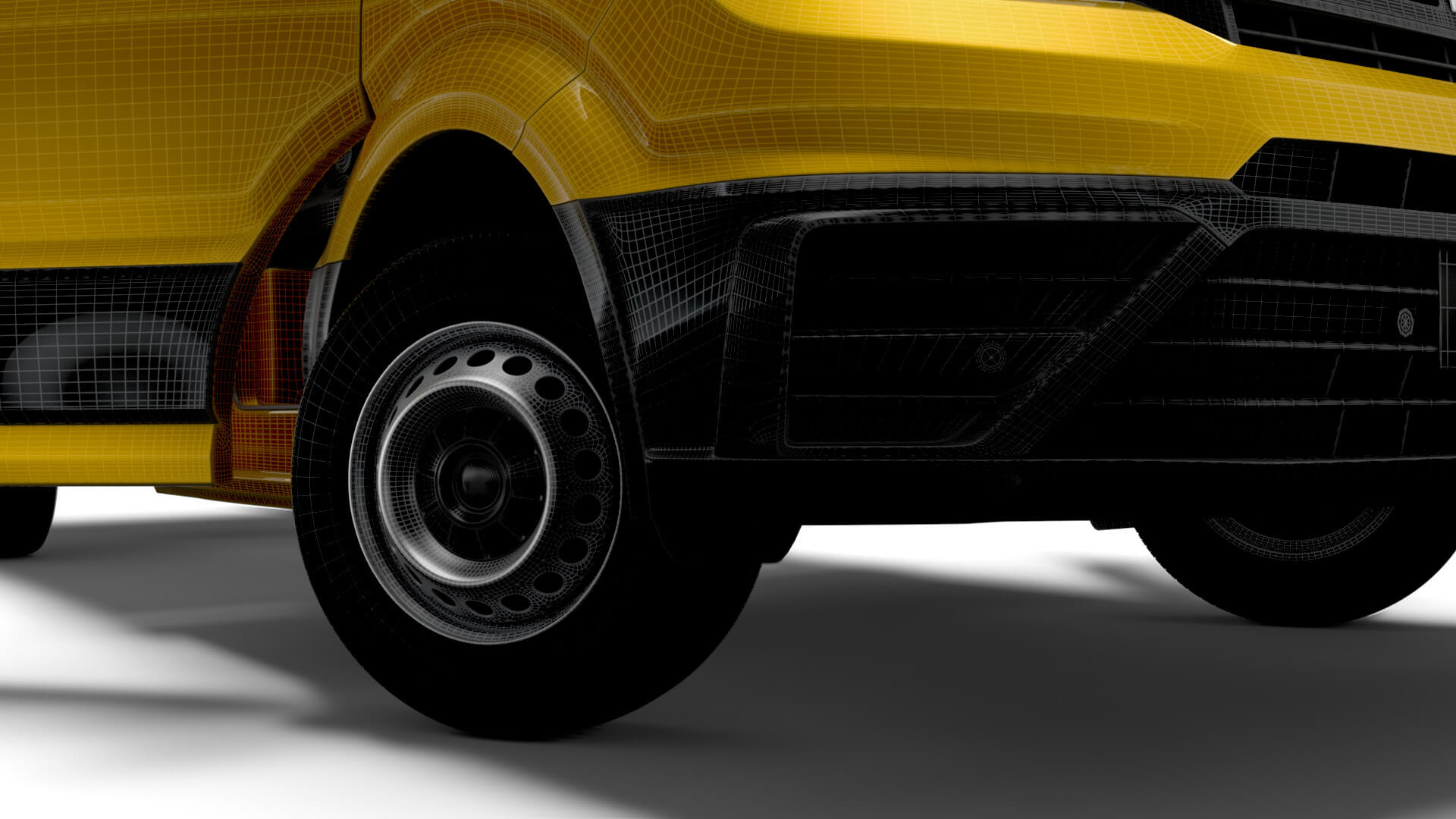 Man TGE Single Cab Tipper HQ Interior 2023 - 3D Model by Creator 3D