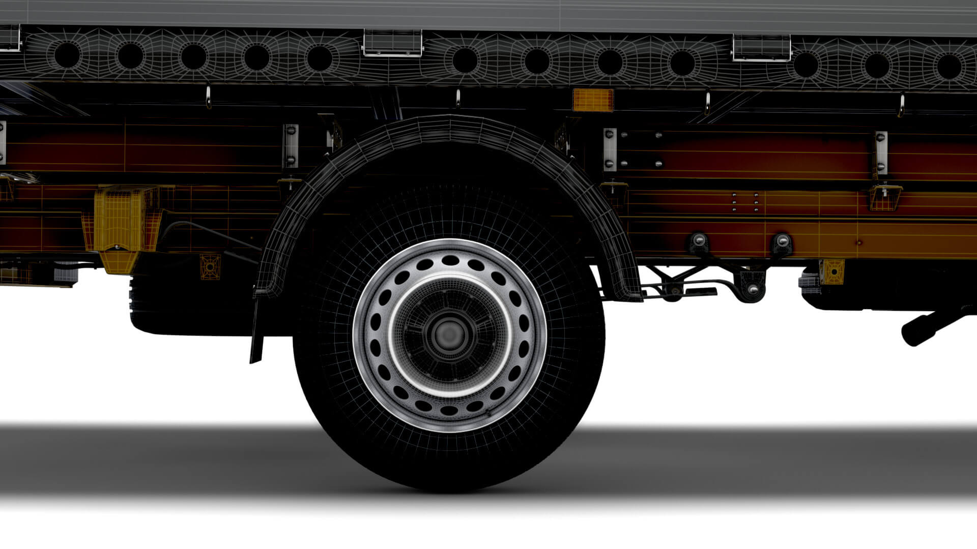 Man TGE Single Cab Tipper HQ Interior 2023 - 3D Model by Creator 3D