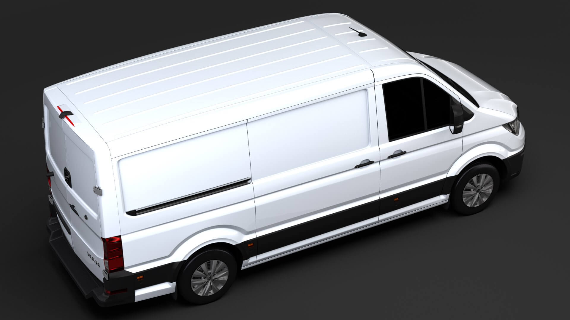 MAN TGE Van L2H1 2018 - 3D Model by Creator 3D