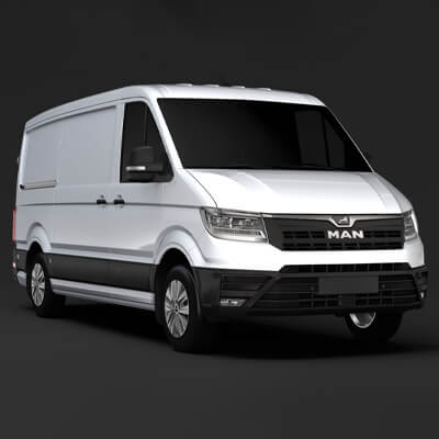 MAN TGE Van L2H1 2018 - 3D Model by Creator 3D