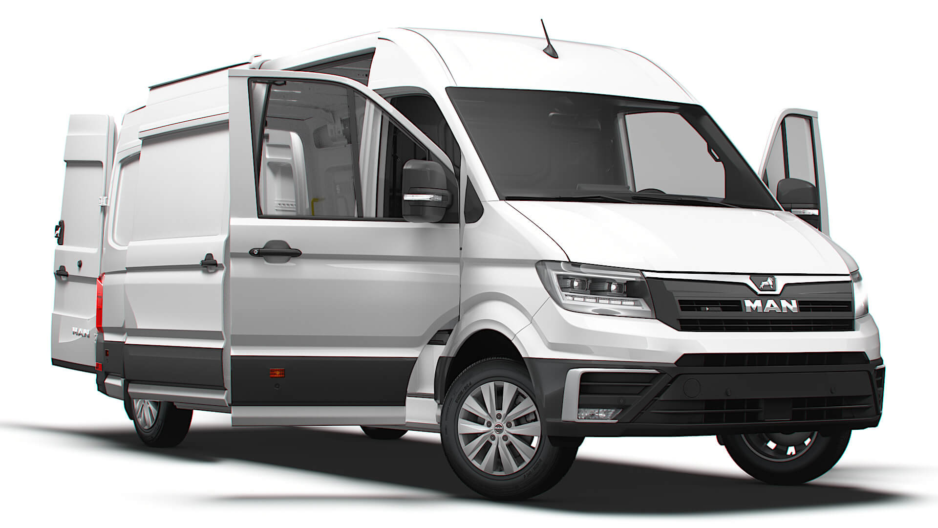 MAN TGE Van LWB HR HQInterior 2025 - 3D Model by Creator 3D