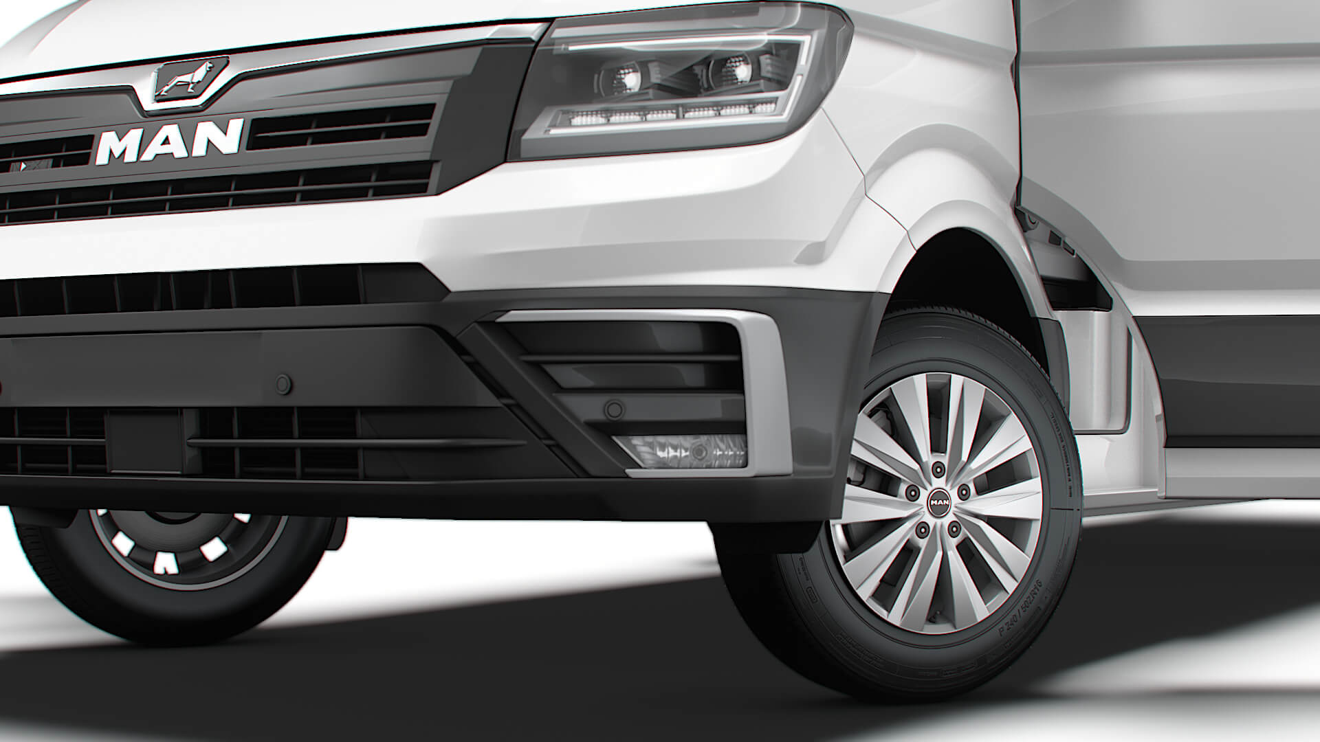 MAN TGE Van LWB SHR HQInterior 2025 - 3D Model by Creator 3D