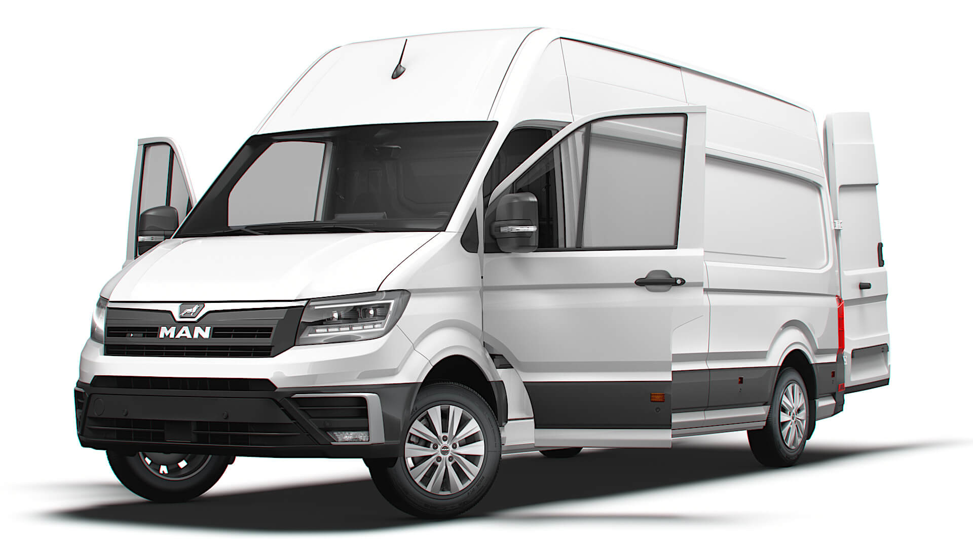 MAN TGE Van LWB SHR HQInterior 2025 - 3D Model by Creator 3D