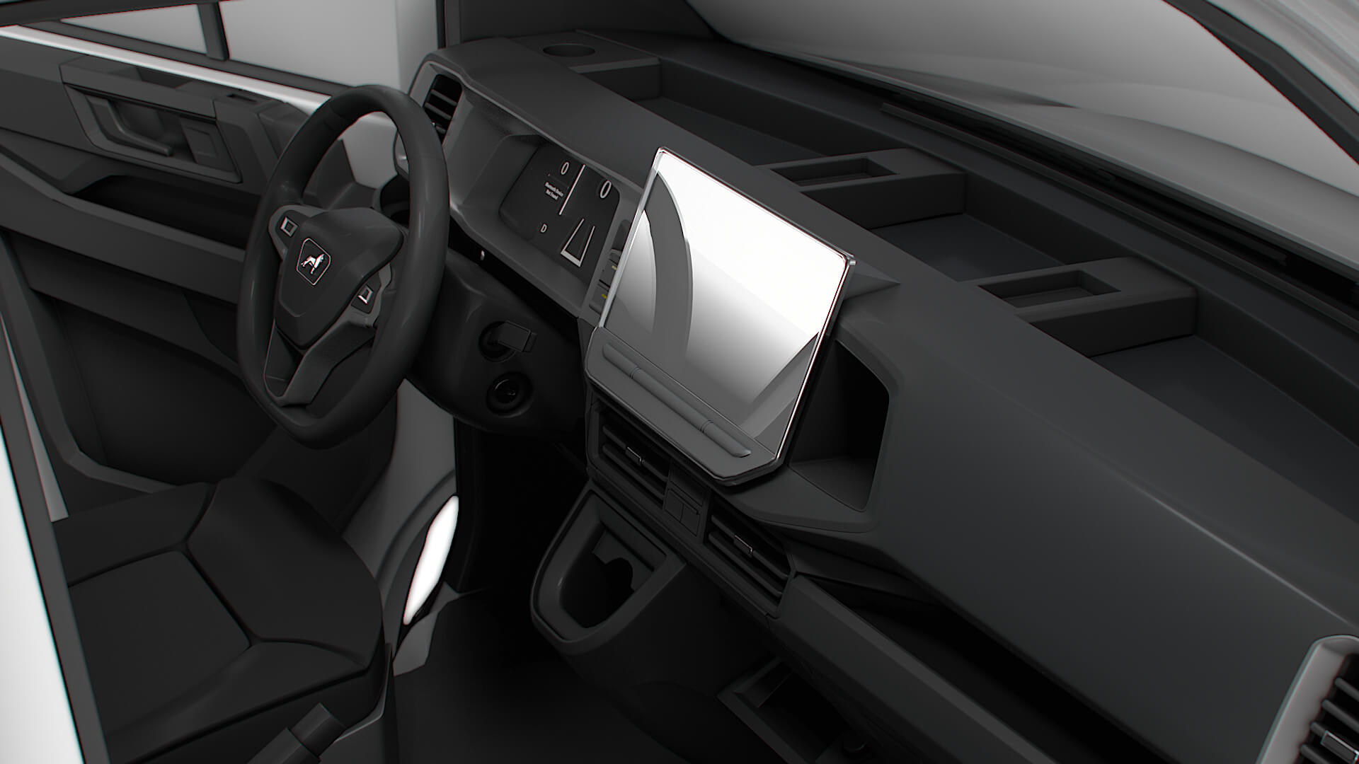 MAN TGE Van LWB SHR HQInterior 2025 - 3D Model by Creator 3D