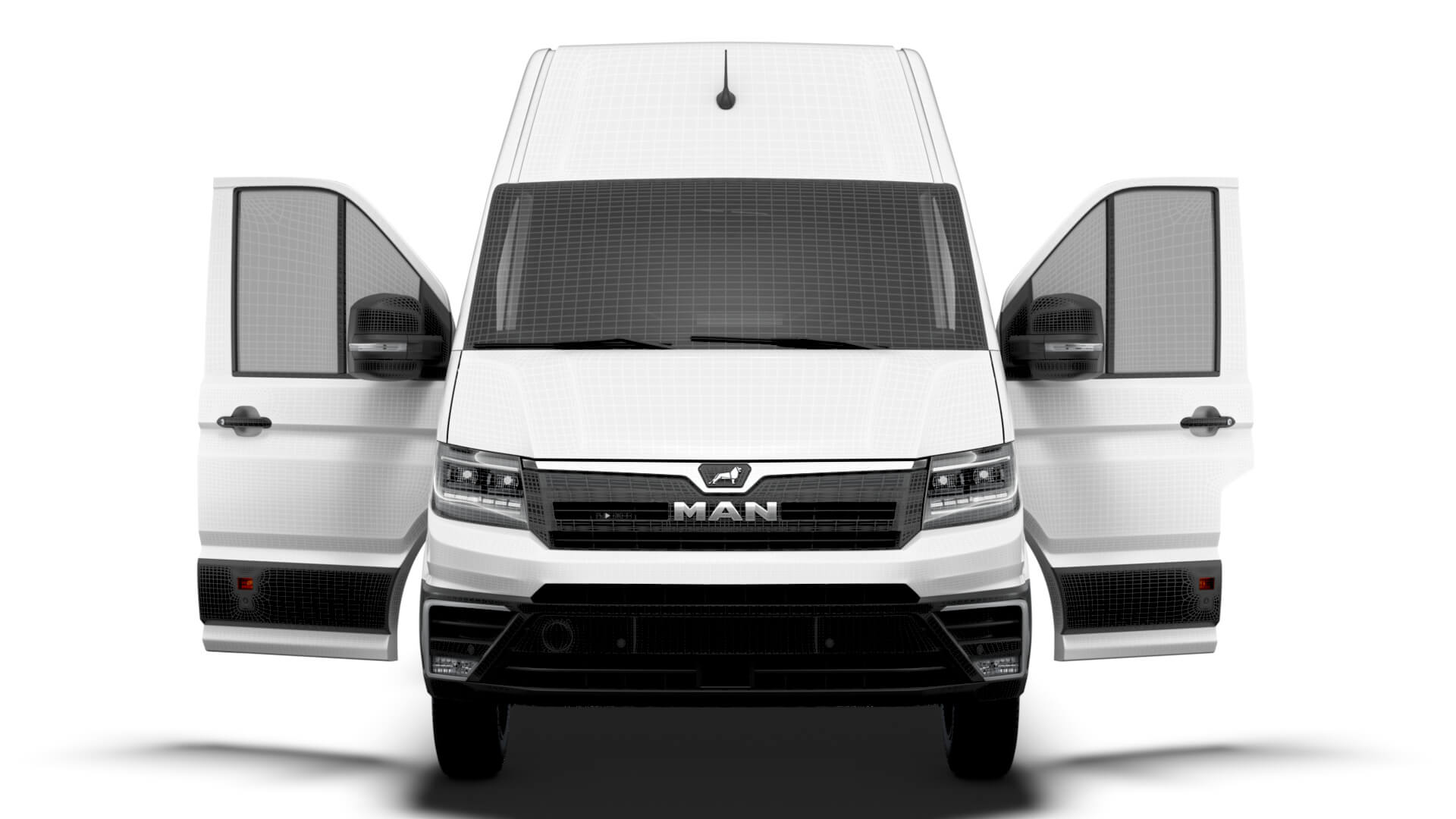 MAN TGE Van LWB SHR HQInterior 2025 - 3D Model by Creator 3D