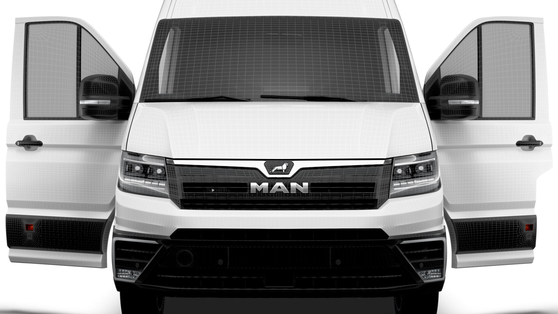 MAN TGE Van LWB SHR HQInterior 2025 - 3D Model by Creator 3D