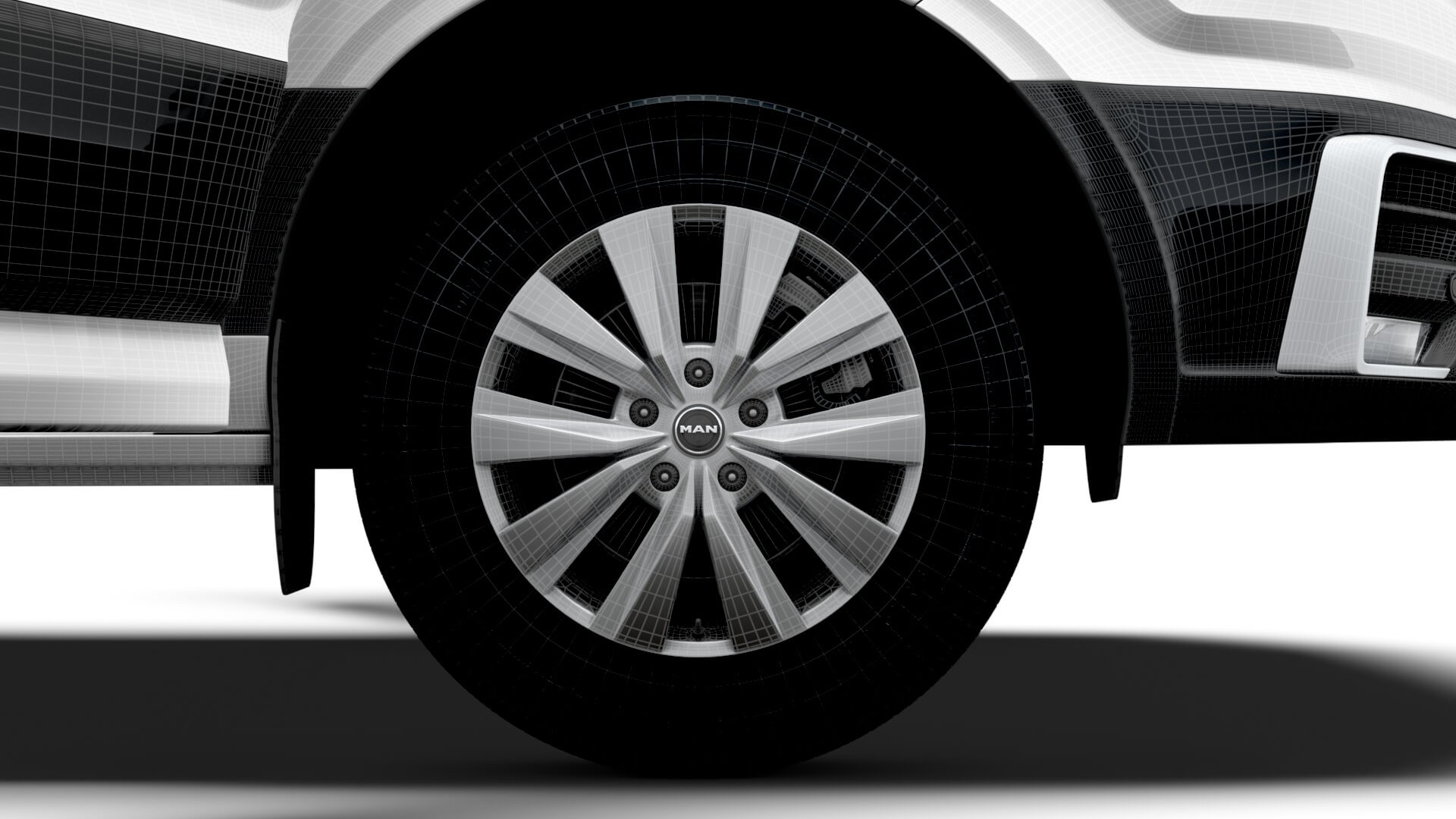 MAN TGE Van LWB SHR HQInterior 2025 - 3D Model by Creator 3D