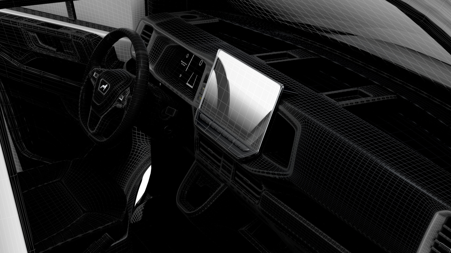 MAN TGE Van LWB SHR HQInterior 2025 - 3D Model by Creator 3D