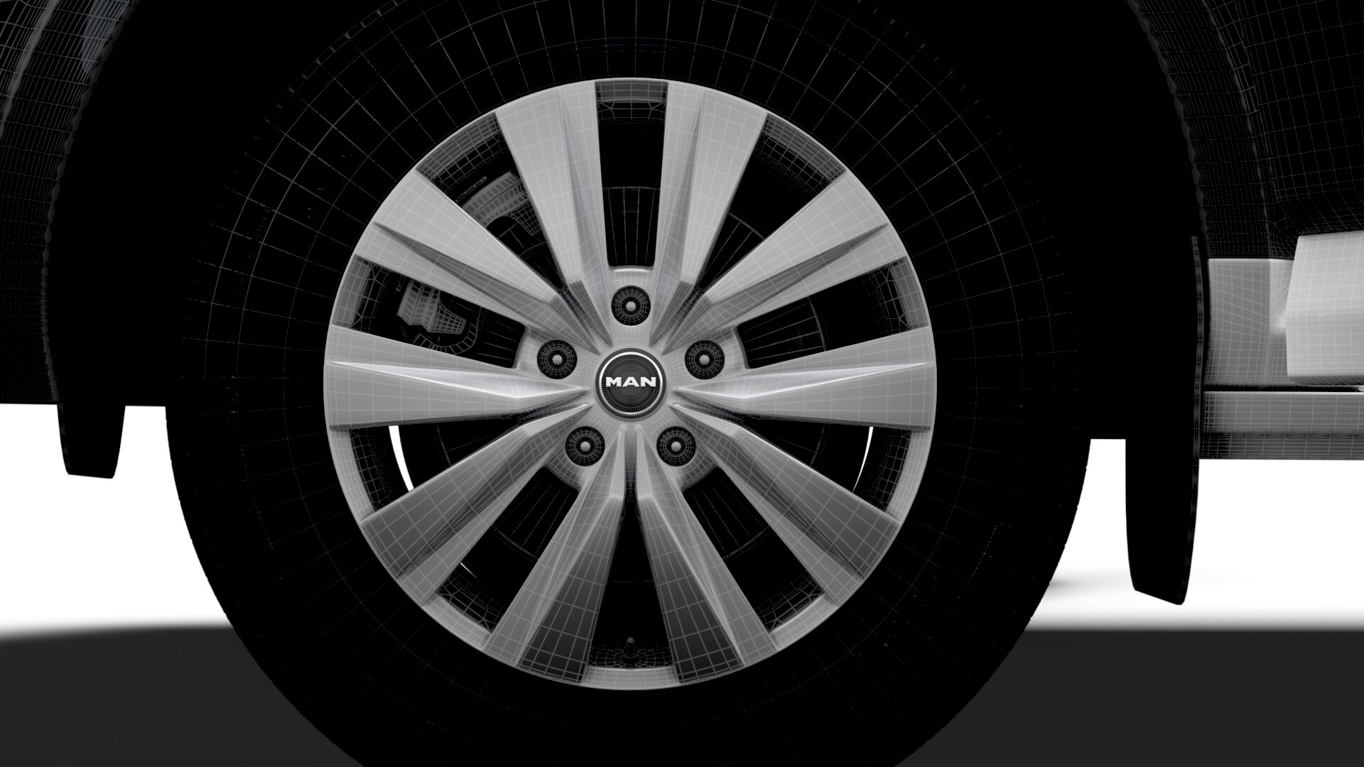 MAN TGE Van LWB SHR HQInterior 2025 - 3D Model by Creator 3D