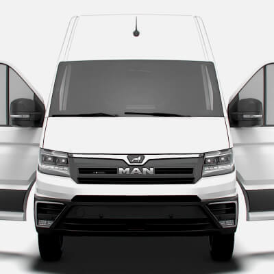 MAN TGE Van Lwbm Shr HQInterior 2025 - 3D Model by Creator 3D