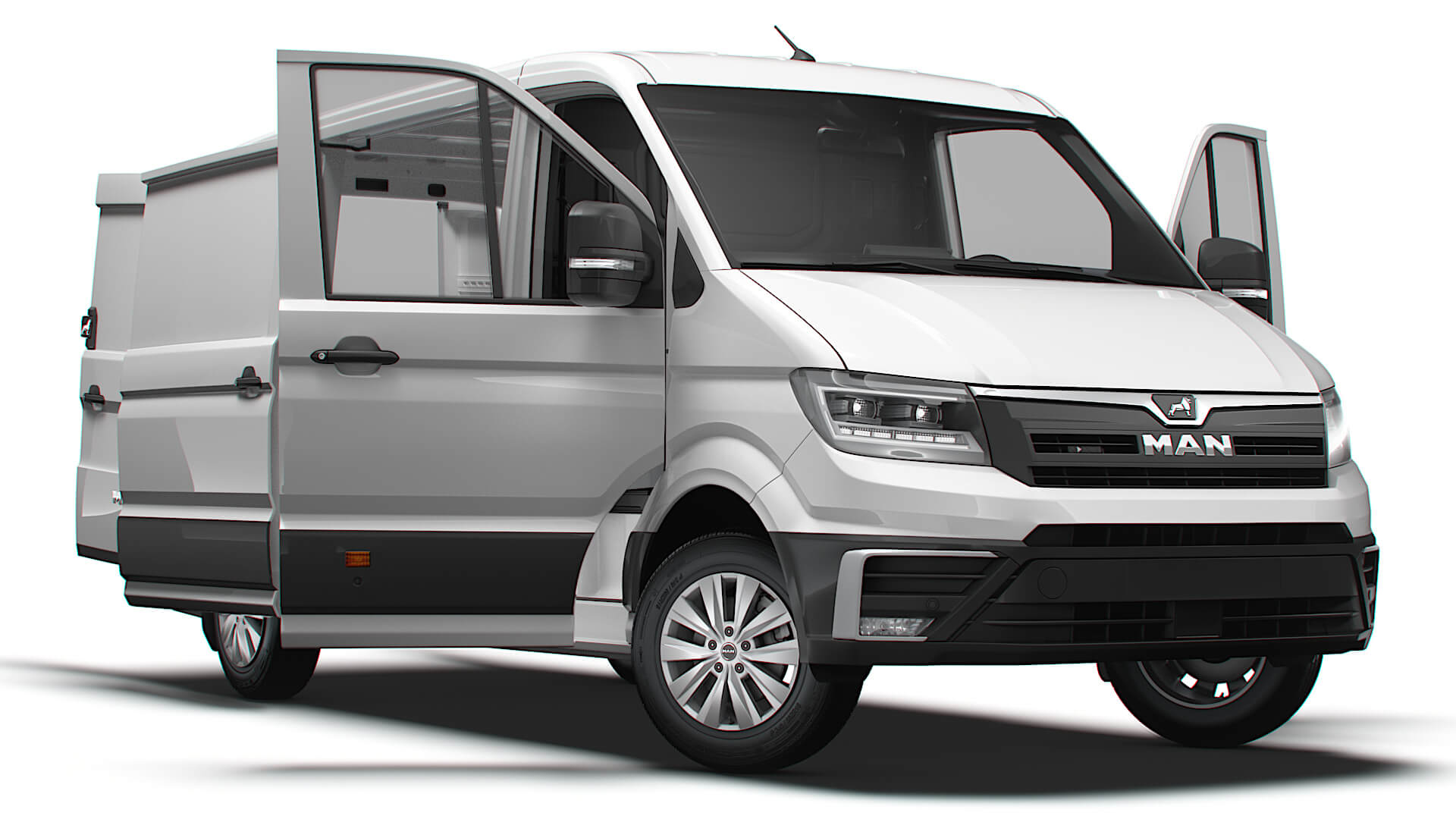 MAN TGE Van MWB LR HQInterior 2025 - 3D Model by Creator 3D