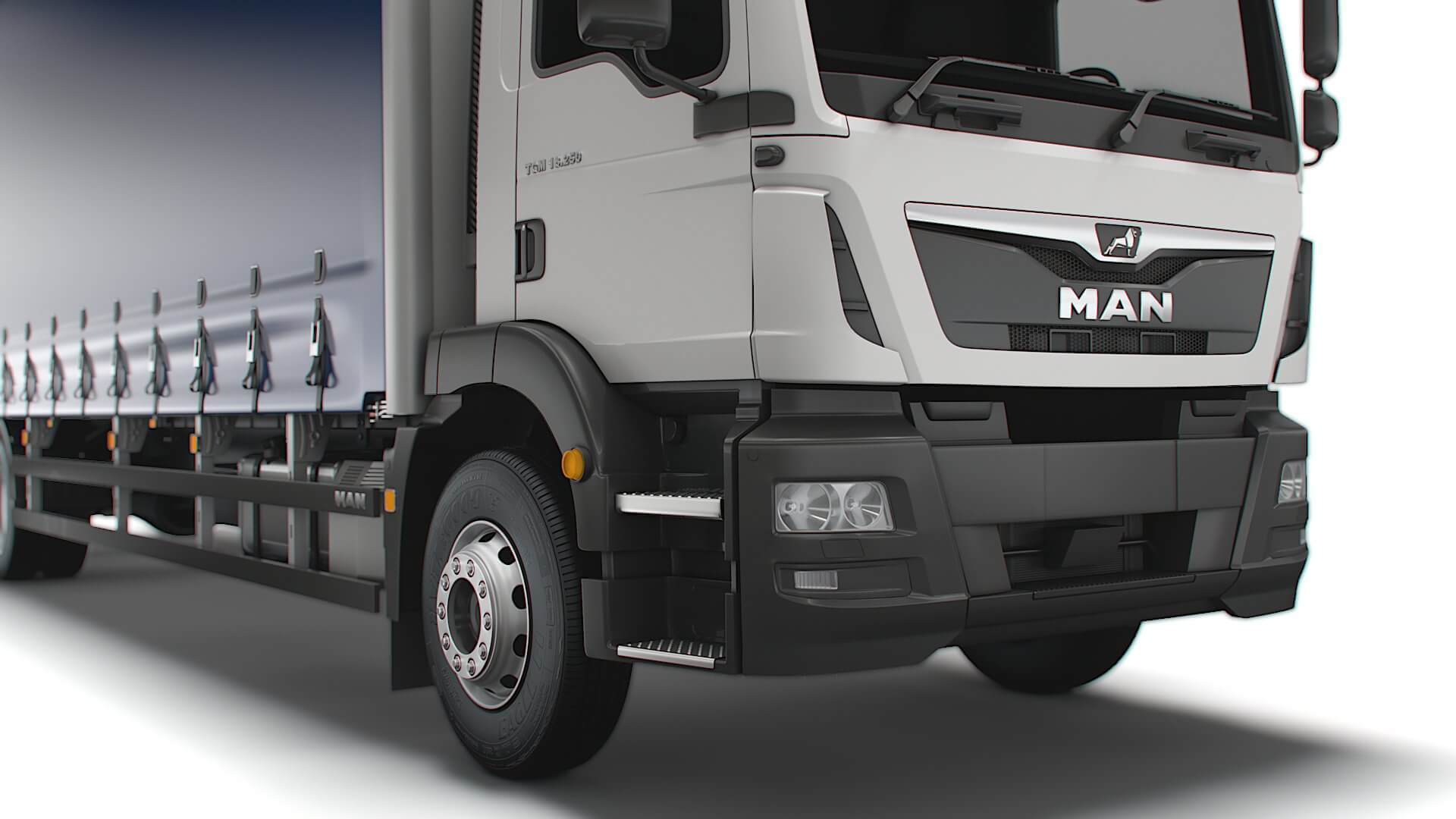 MAN TGM Curtainside 2019 - 3D Model by Creator 3D