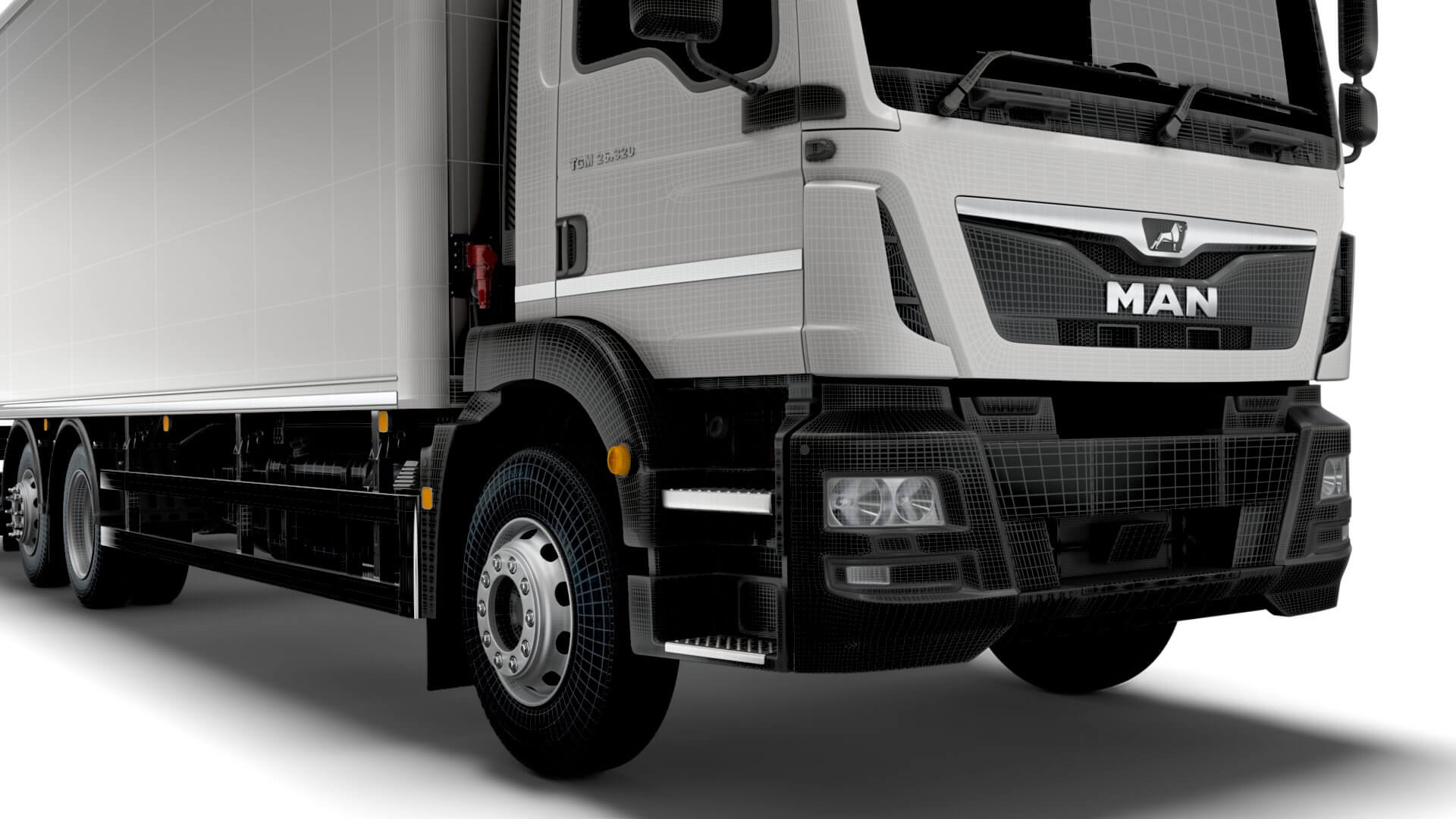 MAN TGM Refrigerated Rigid 2019 - 3D Model by Creator 3D