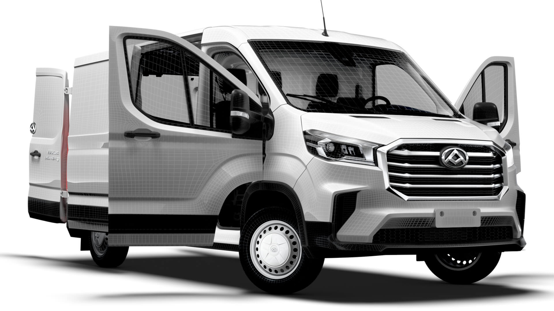 Maxus Deliver 9 Van L2H1 Hqinterior 2024 - 3D Model by Creator 3D