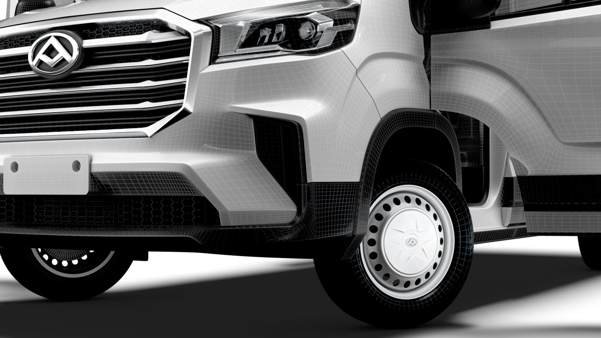Maxus Deliver 9 Van L2H1 Hqinterior 2024 - 3D Model by Creator 3D