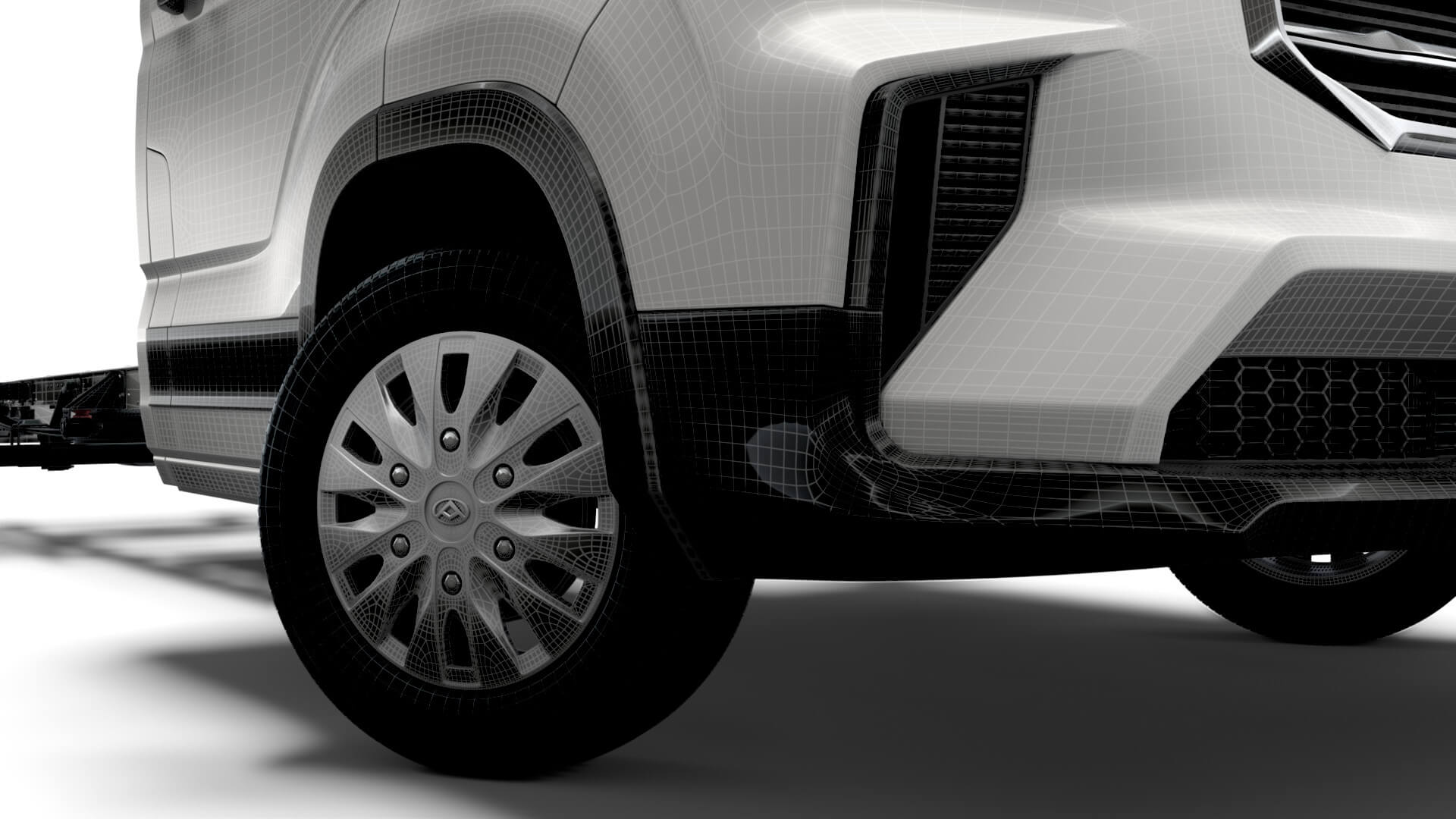 Maxus Deliver9 Chassis Long 2022 - 3D Model by Creator 3D