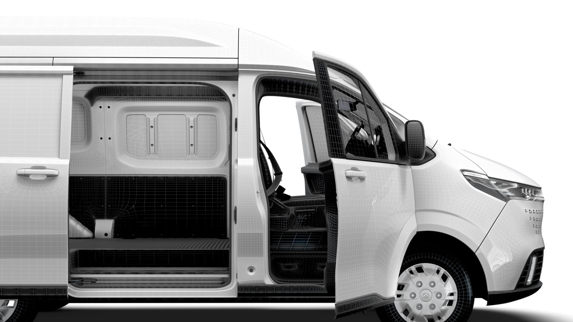 Maxus Edeliver 7 L1H2 HQ Interior 2024 - 3D Model by Creator 3D