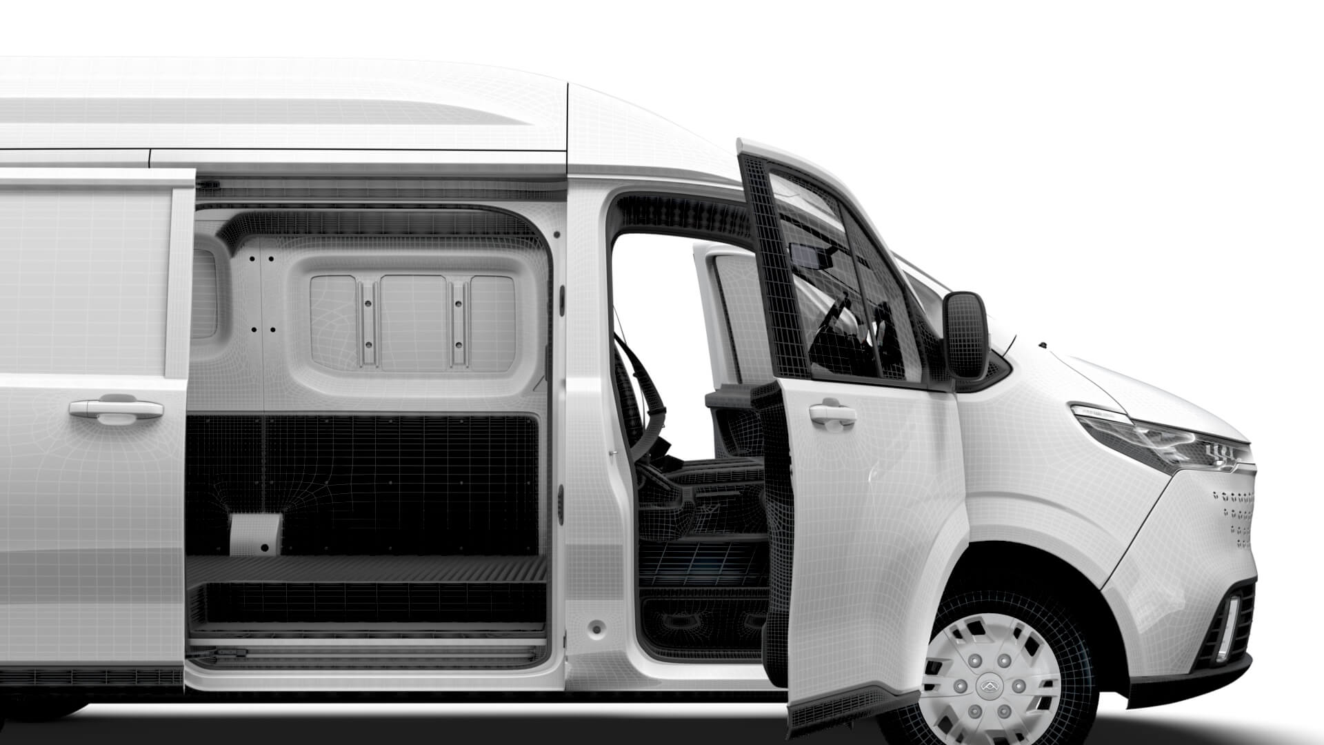 Maxus Edeliver 7 L2H2 HQ Interior 2024 - 3D Model by Creator 3D