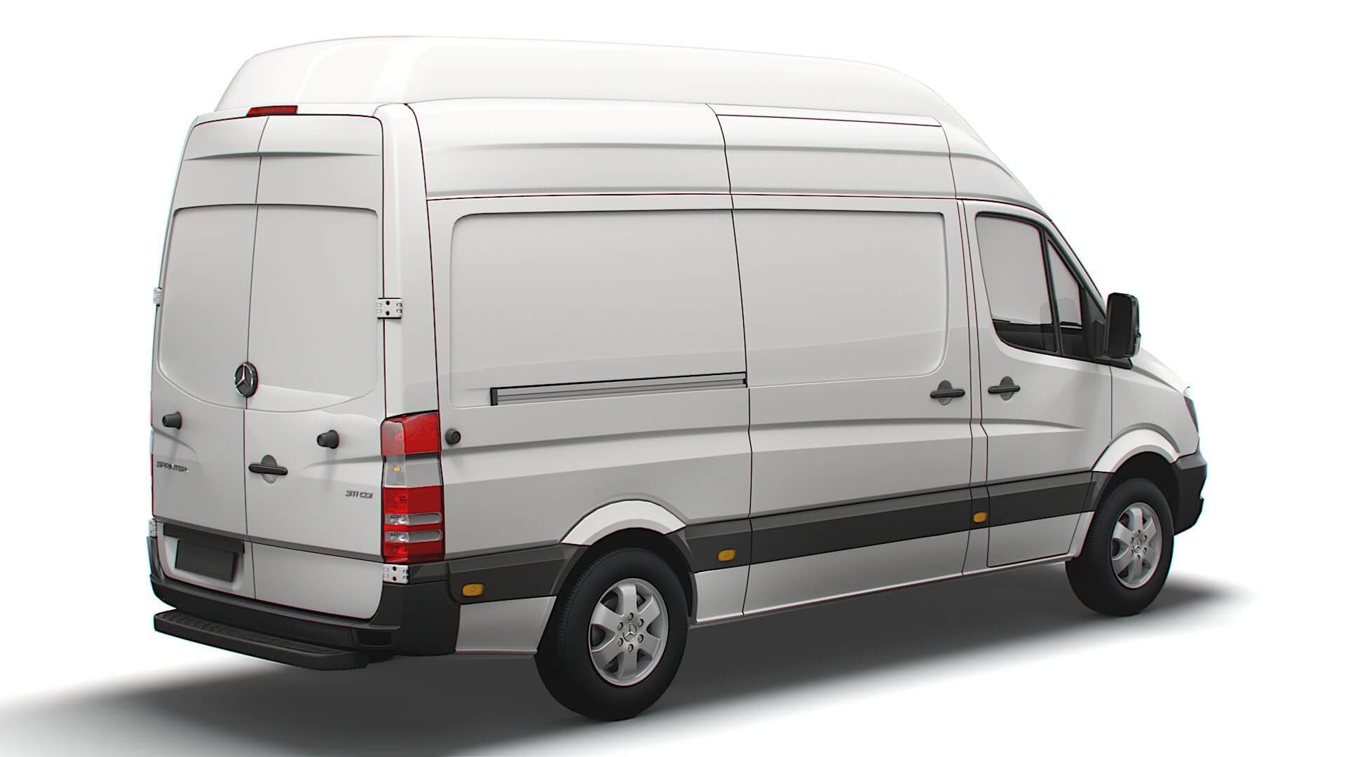 MB Sprinter Van L2H3 2018 - 3D Model by Creator 3D