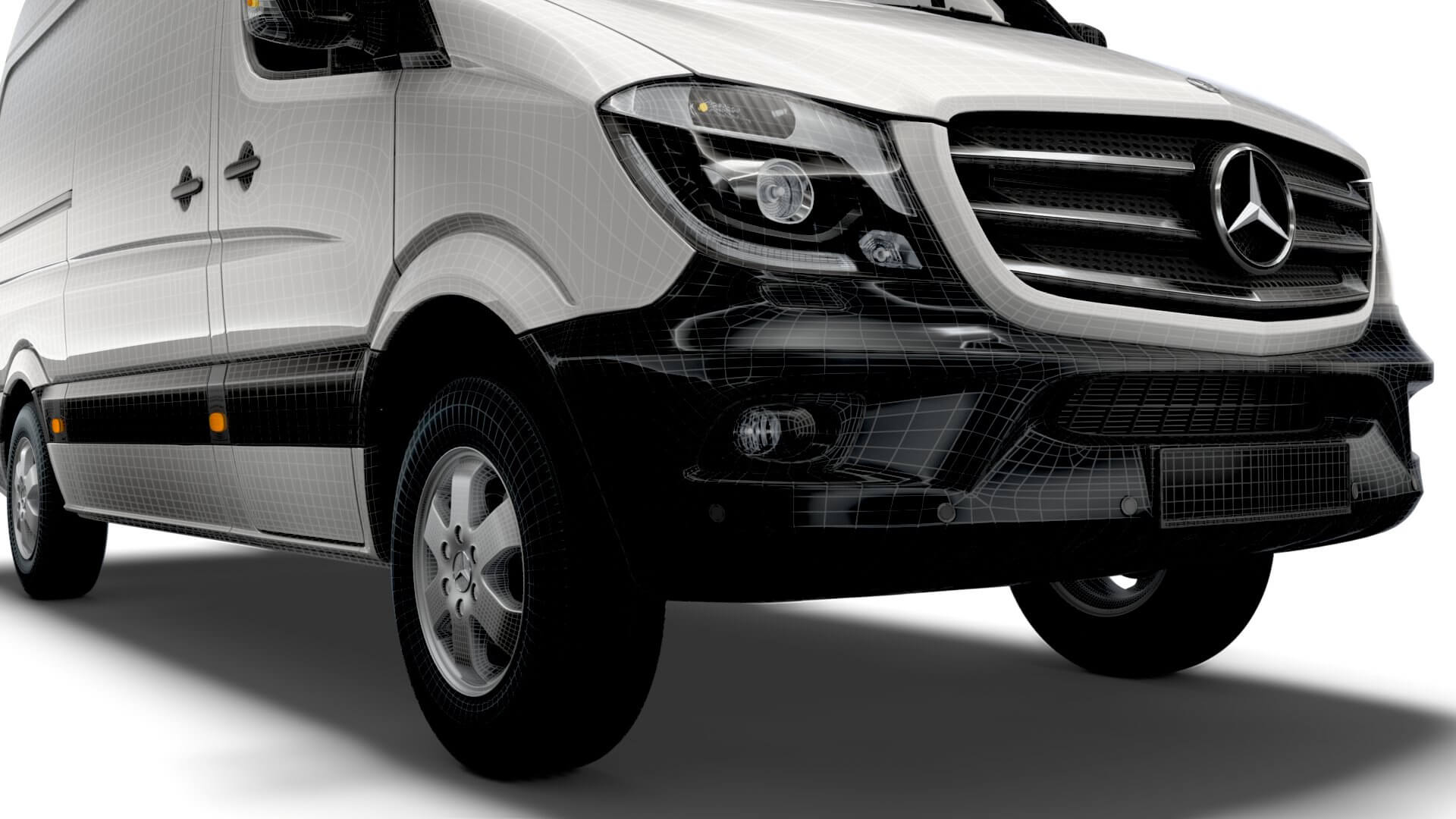 MB Sprinter Van L2H3 2018 - 3D Model by Creator 3D