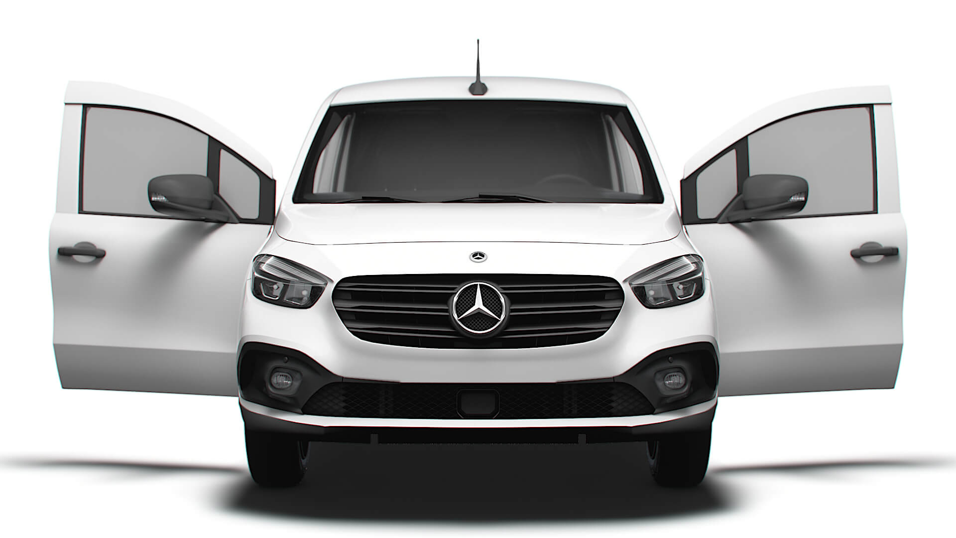 Mercedes-Benz Citan LWB Tailgate HQ Interior 2025 3D Model by Creator 3D