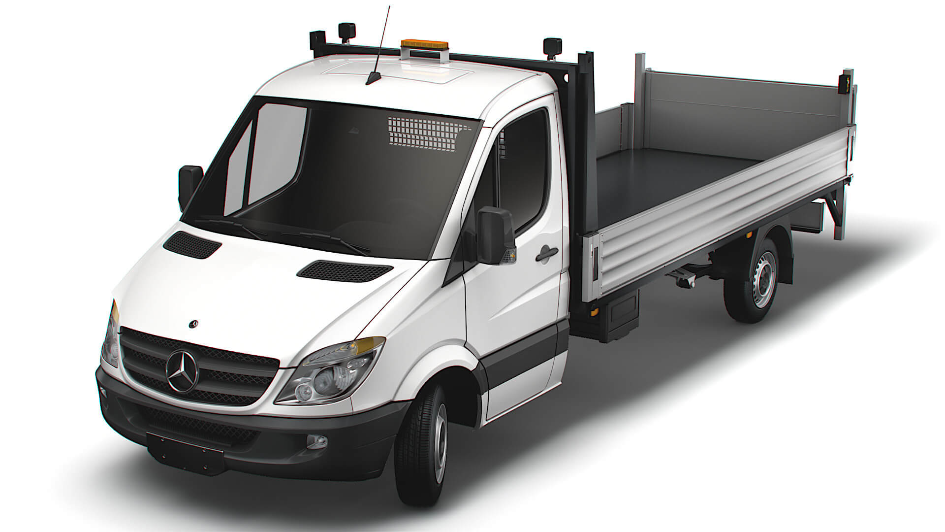 Mercedes Benz Dropside Tail Lift 2008 - 3D Model by Creator 3D