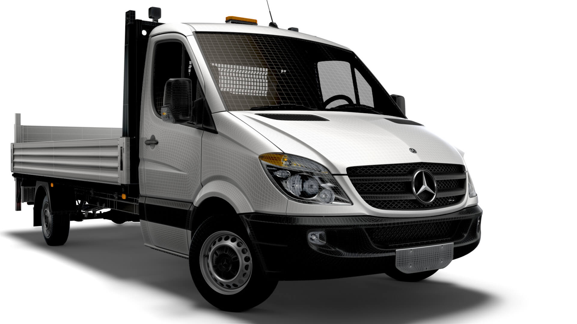 Mercedes Benz Dropside Tail Lift 2008 - 3D Model by Creator 3D