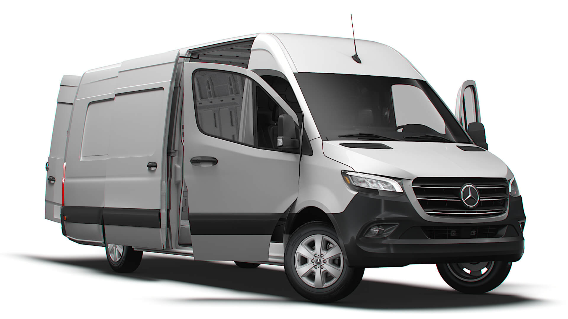 Mercedes Benz Esprinter L4H2 RWD HQ Interior 2024Mercedes Be - 3D Model ...