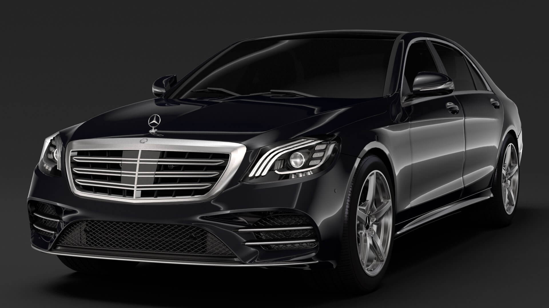 Mercedes Benz S 560 Lang AMG Line V222 2018 - 3D Model by Creator 3D