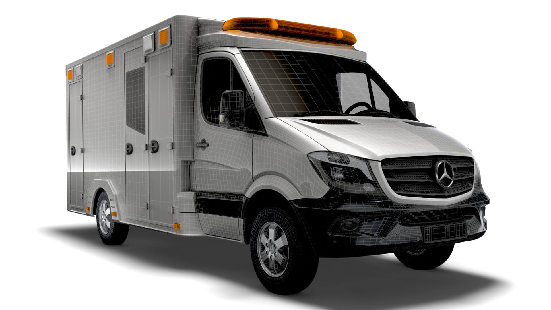Mercedes Benz Sprinter Ambulance 2019 - 3D Model by Creator 3D
